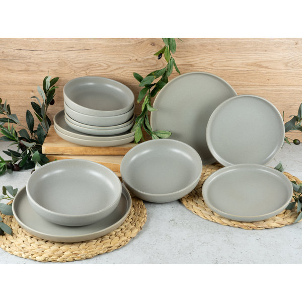 Creatable Stoneware Dinnerware - Set of 12 | Wayfair.co.uk
